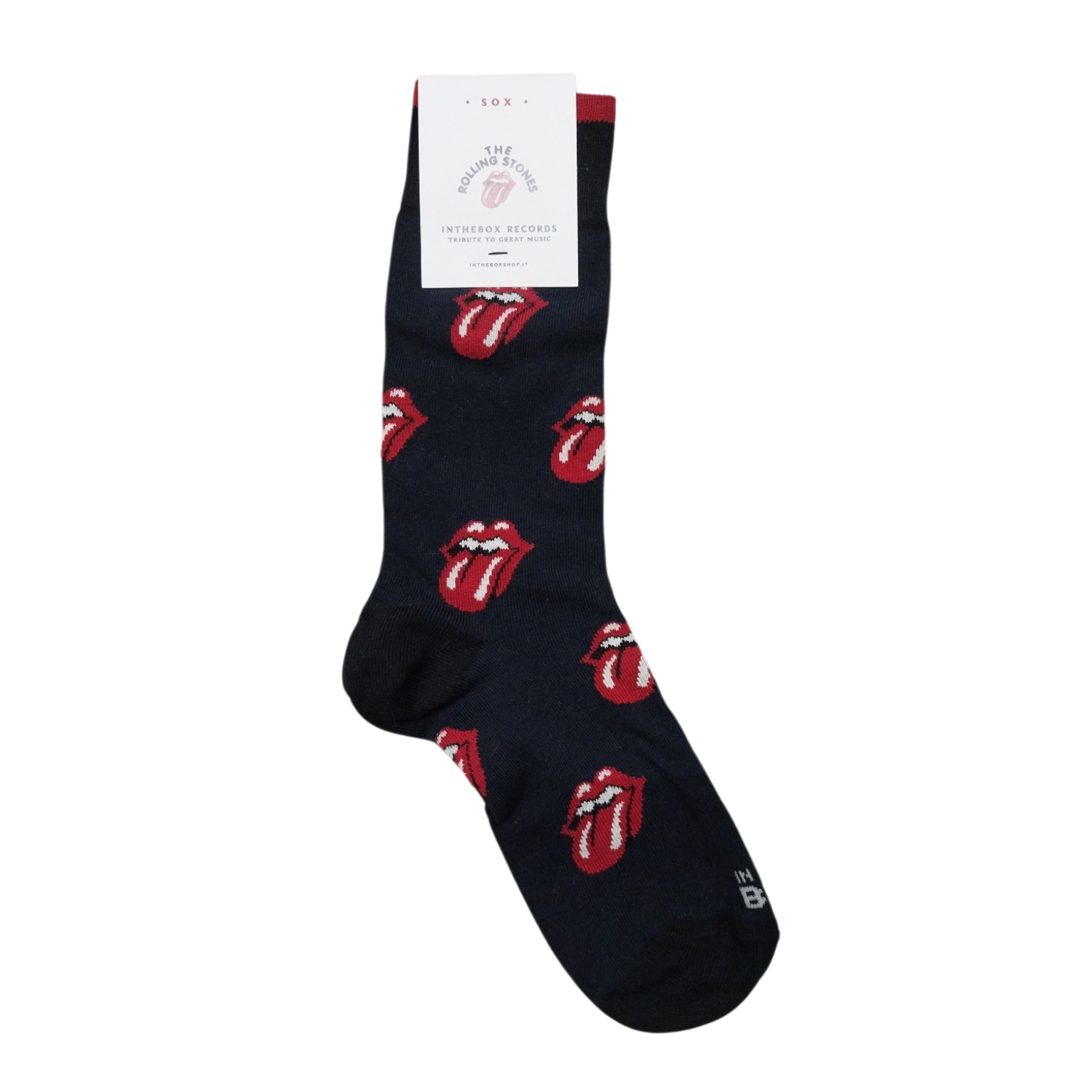 Calze in the box corte Rolling Stones nero – FrancescaTrezzi